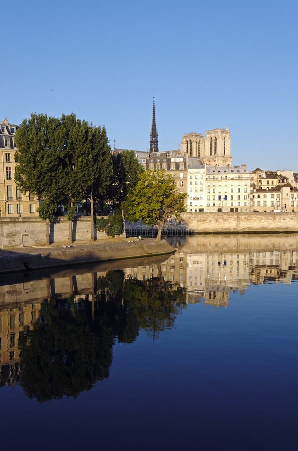 St Louis island in Paris stock photo. Image of landscape - 27384928