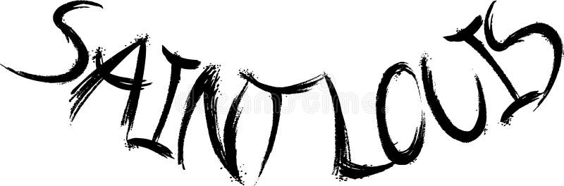 St Louis Text Sign collage stock illustration. Illustration of history ...