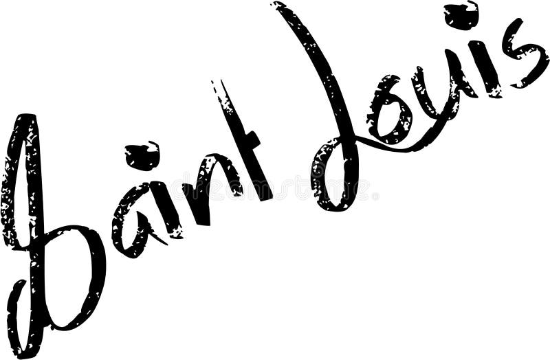 St Louis Text Sign collage stock illustration. Illustration of history ...