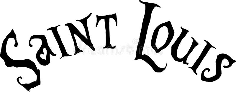 St Louis Text Sign collage stock illustration. Illustration of history ...