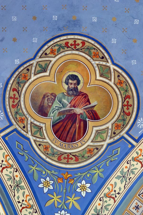 Saint Mark the Evangelist editorial stock photo. Image of christianity ...