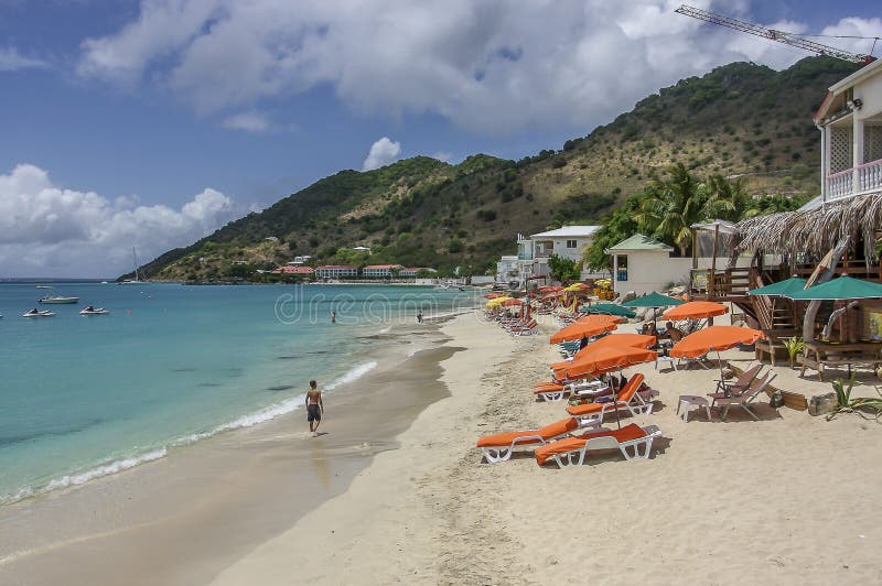 Saint Martin Beach editorial photo. Image of rights, sandy - 69739026