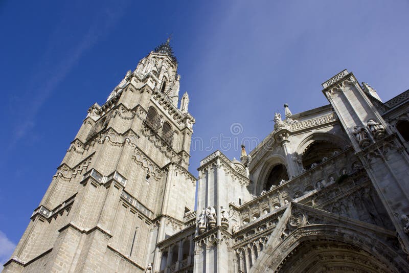 Saint Mary Cathedral of Toledo Spain Stock Photo - Image of catholic ...