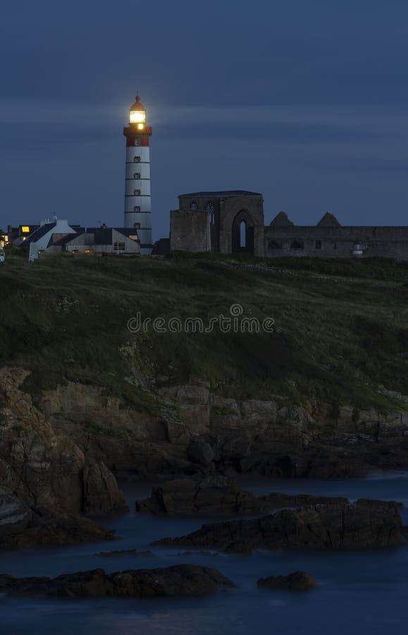 Saint-Mathieu Lighthouse, Pointe Saint-Mathieu in Plougonvelin ...