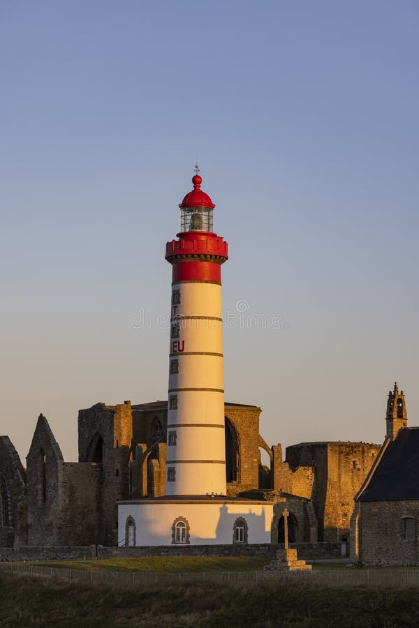 Saint-Mathieu Lighthouse, Pointe Saint-Mathieu in Plougonvelin ...