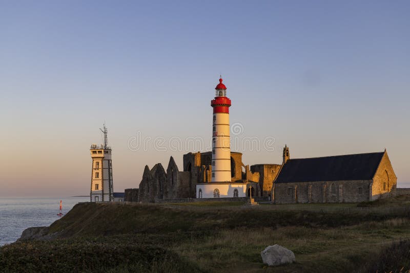 Saint-Mathieu Lighthouse, Pointe Saint-Mathieu in Plougonvelin ...