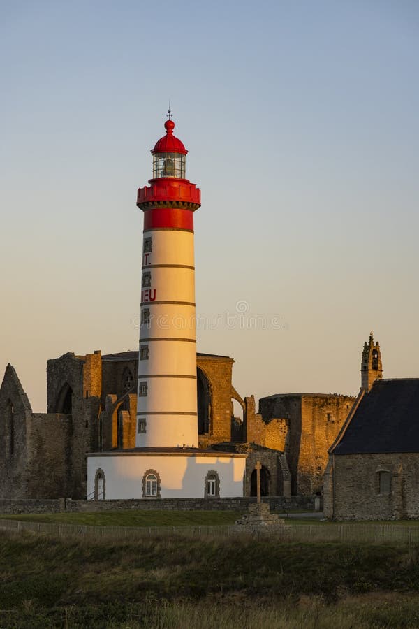 Saint-Mathieu Lighthouse, Pointe Saint-Mathieu in Plougonvelin ...