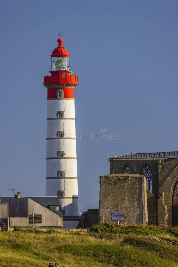 Saint-Mathieu Lighthouse, Pointe Saint-Mathieu in Plougonvelin ...