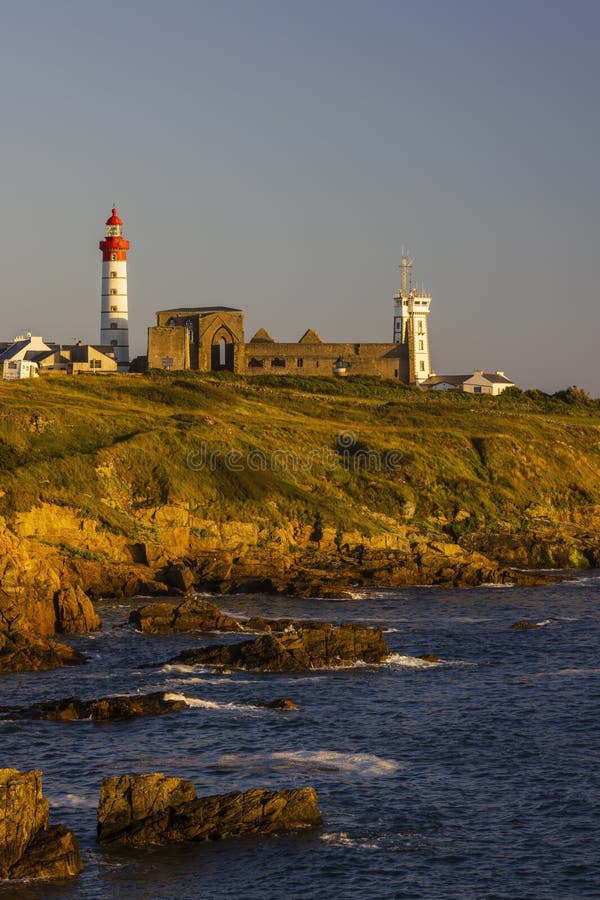 Saint-Mathieu Lighthouse, Pointe Saint-Mathieu in Plougonvelin ...
