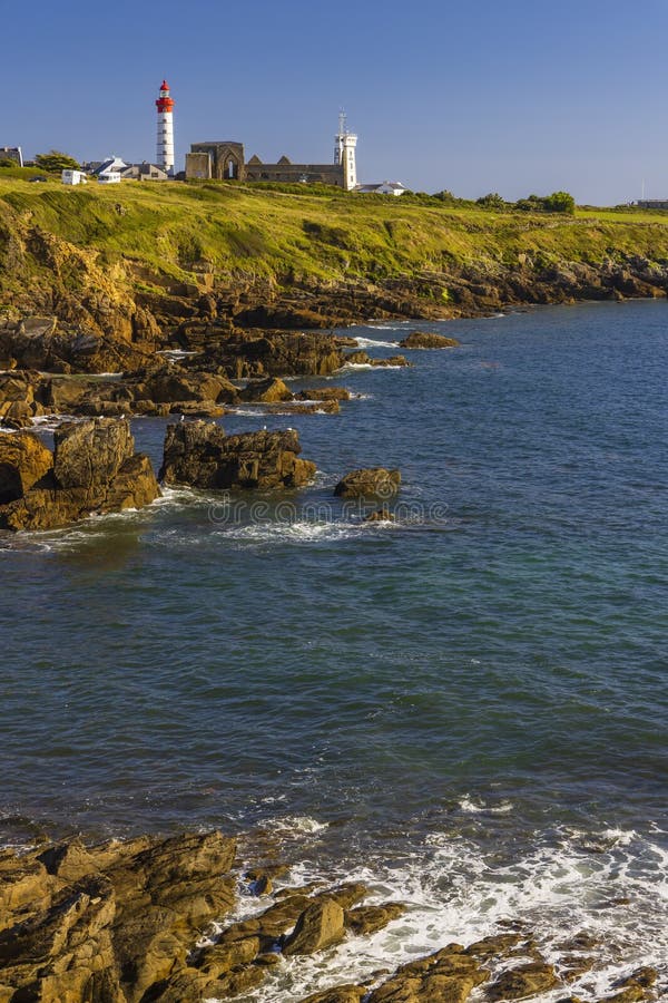 Saint-Mathieu Lighthouse, Pointe Saint-Mathieu in Plougonvelin ...