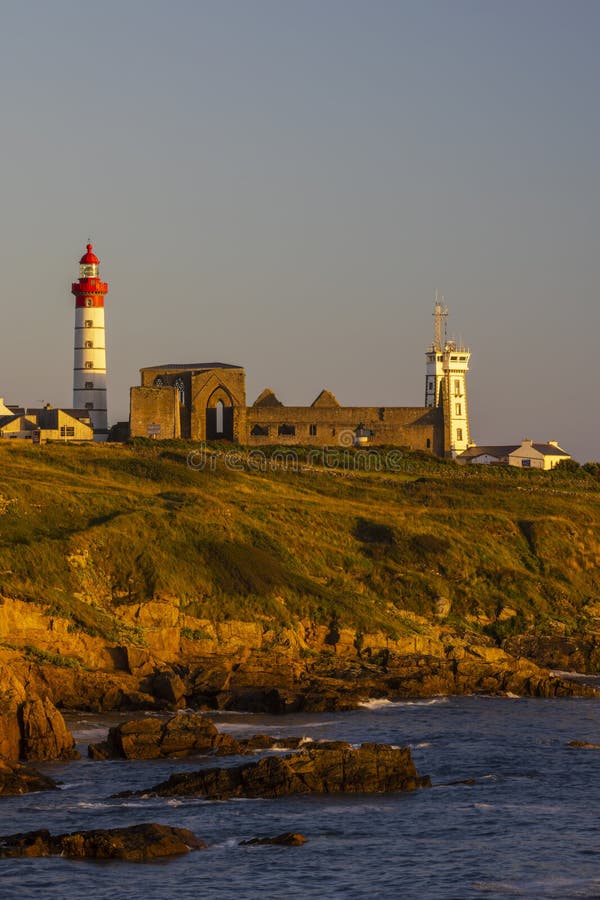 Saint-Mathieu Lighthouse, Pointe Saint-Mathieu in Plougonvelin ...