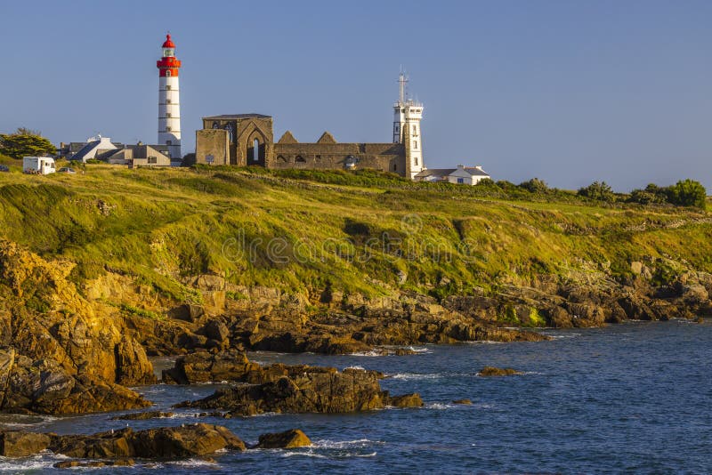 Saint-Mathieu Lighthouse, Pointe Saint-Mathieu in Plougonvelin ...