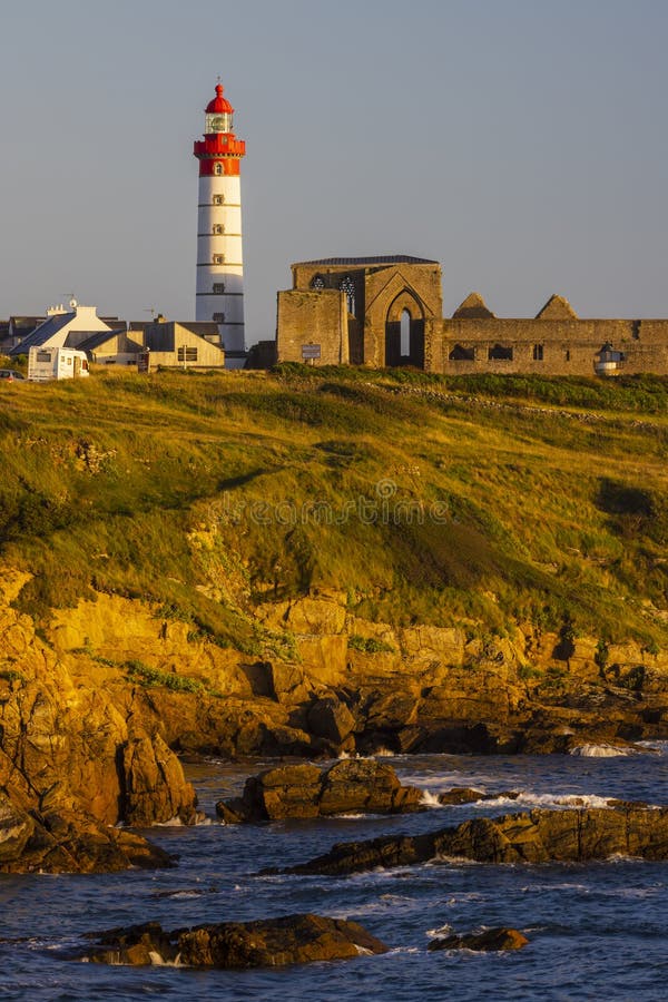 Saint-Mathieu Lighthouse, Pointe Saint-Mathieu in Plougonvelin ...