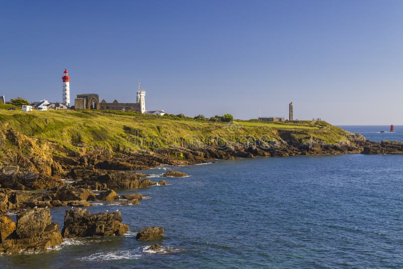 Saint-Mathieu Lighthouse, Pointe Saint-Mathieu in Plougonvelin ...