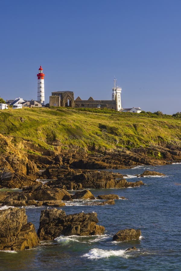 Saint-Mathieu Lighthouse, Pointe Saint-Mathieu in Plougonvelin ...