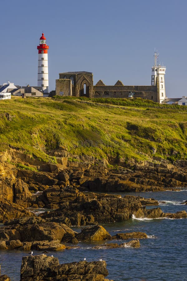 Saint-Mathieu Lighthouse, Pointe Saint-Mathieu in Plougonvelin ...
