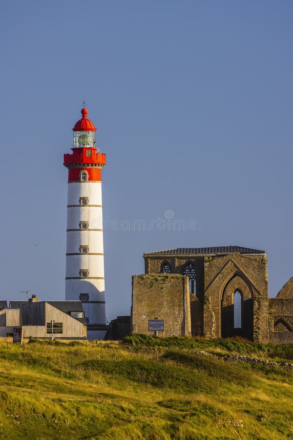 Saint-Mathieu Lighthouse, Pointe Saint-Mathieu in Plougonvelin ...