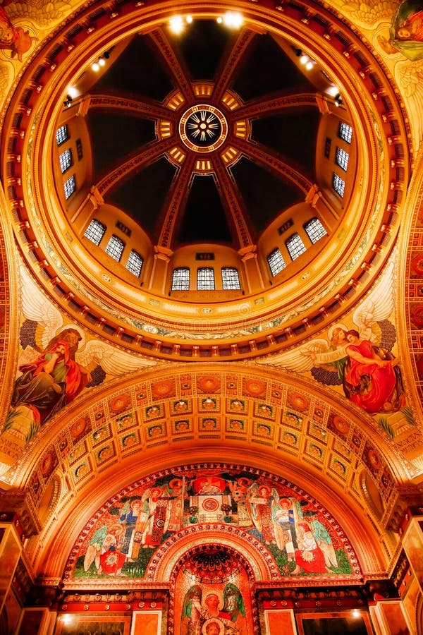 Saint Matthew Cathedral Basilica Washington DC Stock Photo - Image of ...