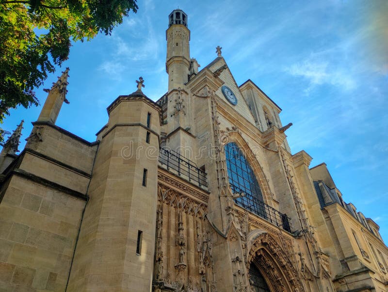 Saint-Merri Church in Paris Stock Photo - Image of france, europe ...