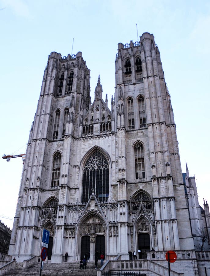 Cathedral from a Low Angle in Daytime Editorial Stock Image - Image of capital, region: 376623449