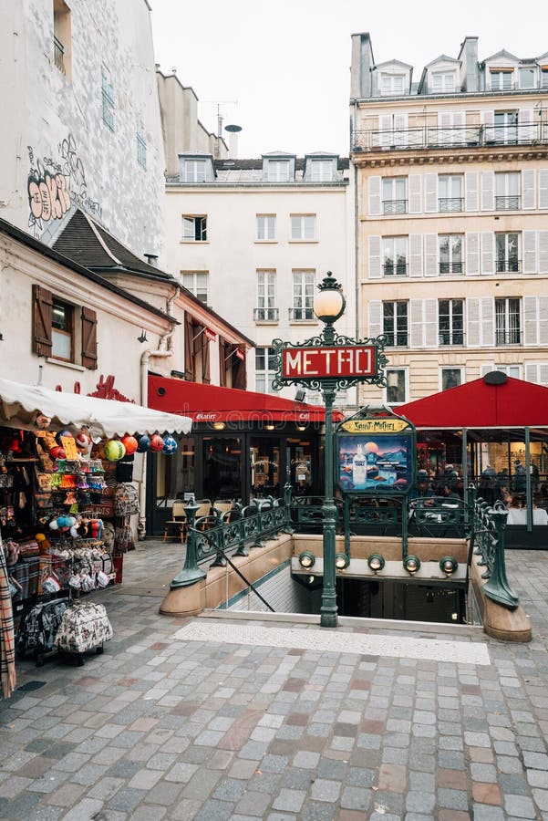 The Saint-Michel Metro Station in Paris, France Editorial Photography ... The Saint-Michel Metro Station in Paris, France Editorial Photography ...
