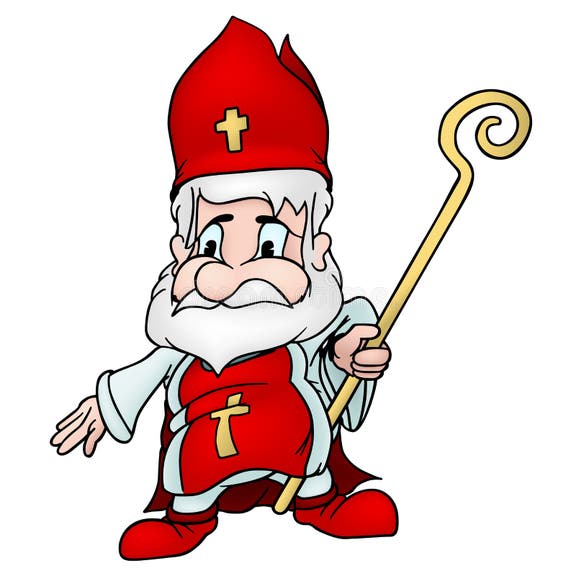 Saint Nicholas Cartoon Stock Illustrations – 4,857 Saint Nicholas ...