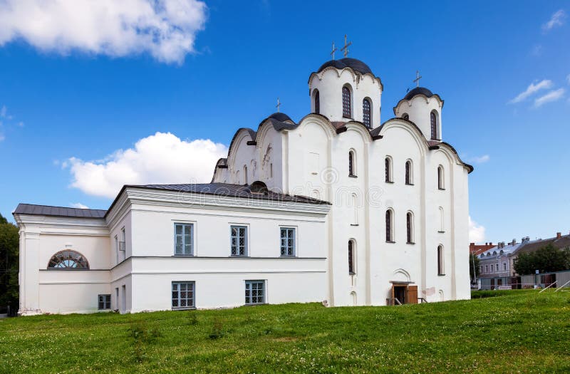 Saint Nicholas Cathedral in Novgorod. Russia Stock Photo - Image of ...