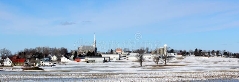 Saint-Norbert-d`Arthabaska stock photo. Image of winter - 139553574
