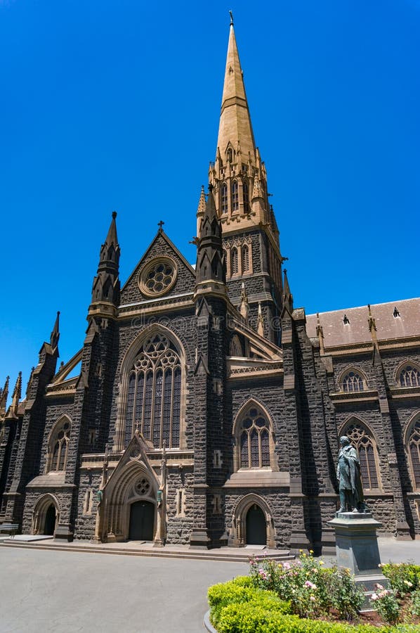 Saint Patrick Catholic Cathedral in Gothic Style Stock Image - Image of ...