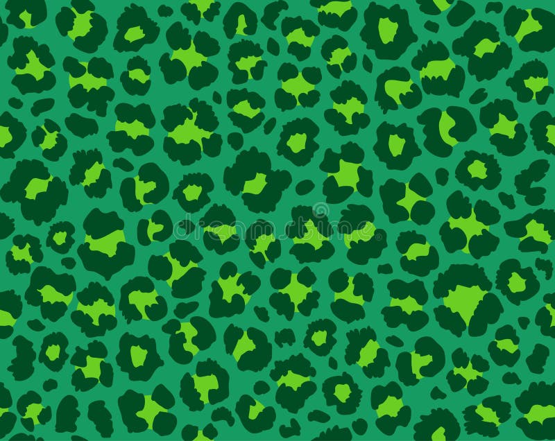 Saint Patrick S Day Leopard Pattern, Green Leopard Print Seamless Pattern, Cheetah Repeating ...