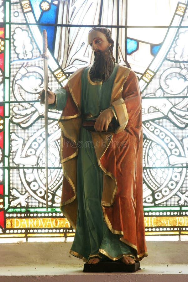 Saint Paul, Statue in the Church of the Immaculate Conception in Mace ...
