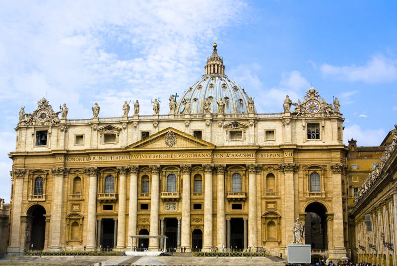 Saint Peter Church in Rome stock photo. Image of church - 17692630
