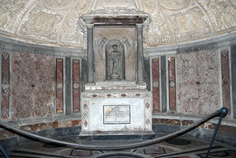 Saint Peter Martyrium Place Stock Image - Image of decoration ...