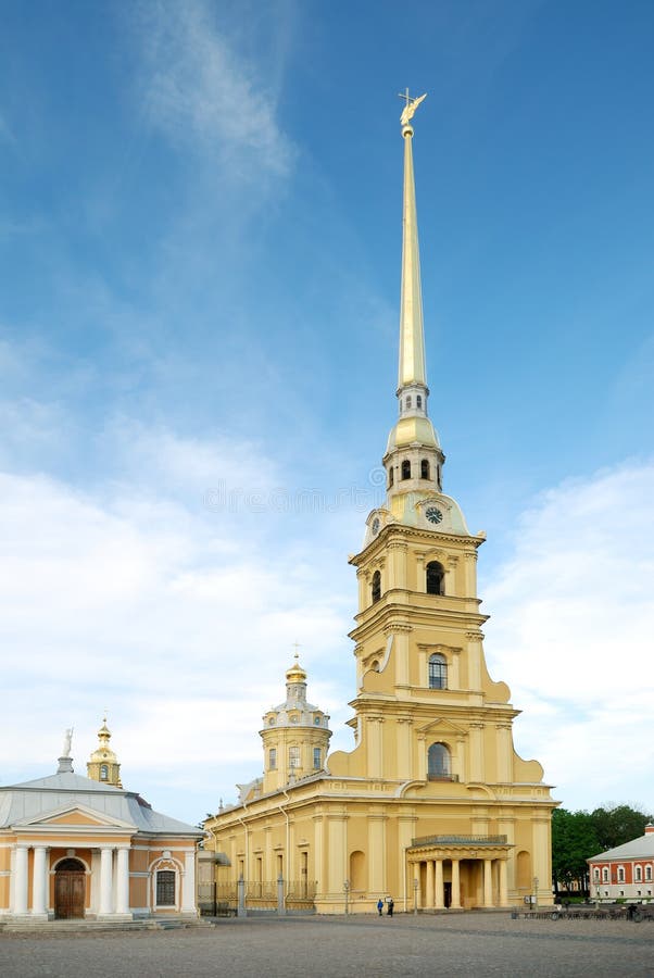 Saint Peter and Paul Cathedral (st Petersburg) Stock Image - Image of ...