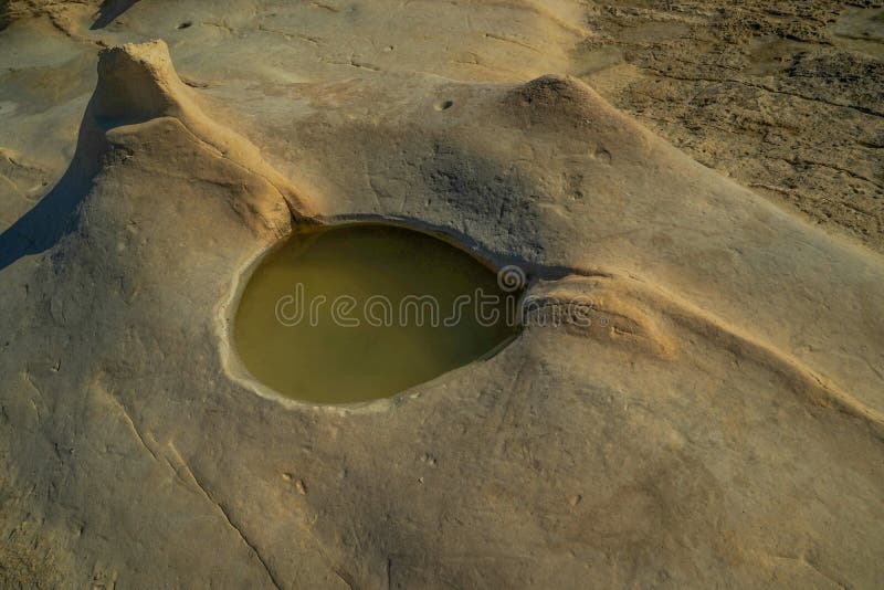 Saint Peter Pools Malta Rock Formation Hole on Rocks Stock Photo ...
