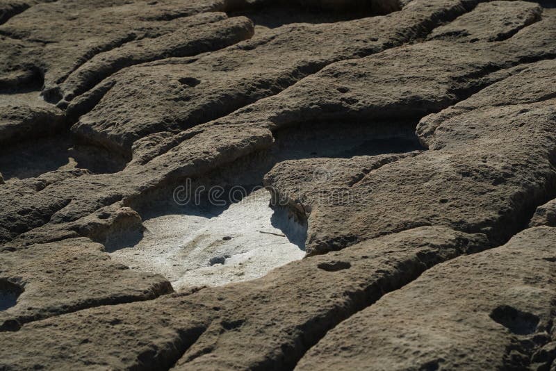 Saint Peter Pools Malta Rock Formation Hole on Rocks Stock Photo ...