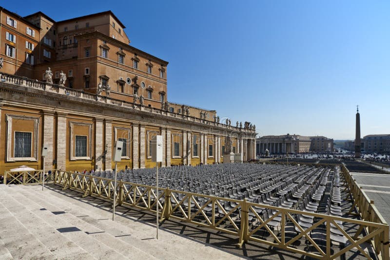 Saint Peter square stock image. Image of built, history - 14811123