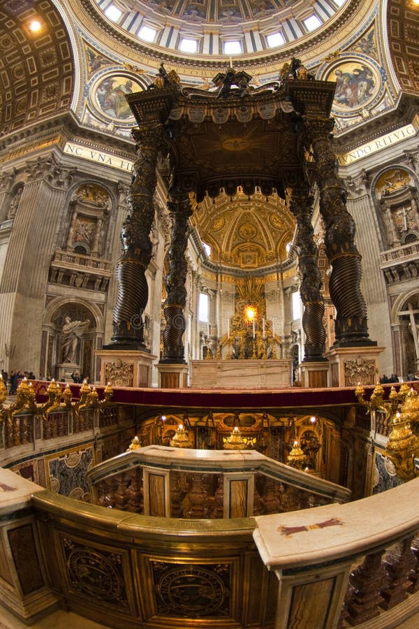 Saint Peter, Vatican, Altar Editorial Photo - Image of artwork ...