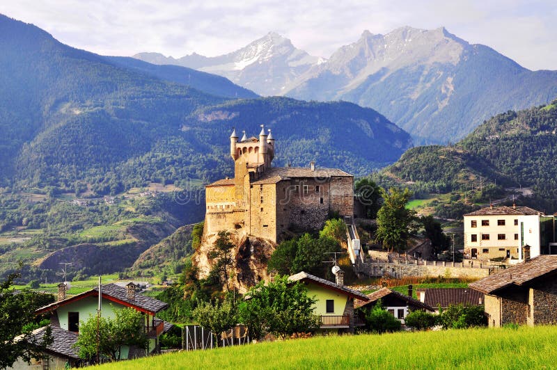 Saint Pierre castle stock image. Image of mountains, fort - 58917163