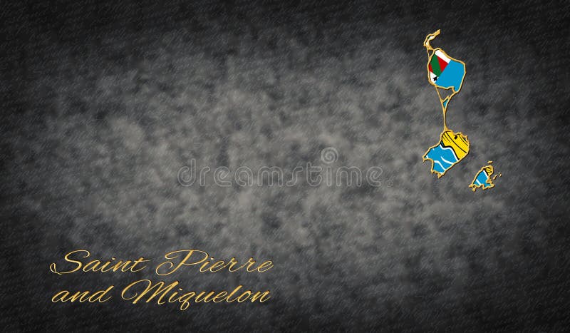 Saint Pierre and Miquelon Symbols, Map of Saint Pierre and Miquelon ...