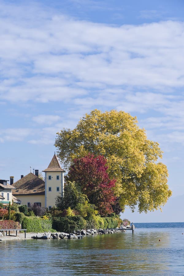 St Prex - Lake Geneva - Switzerland Stock Photo - Image of leman, vaud ...