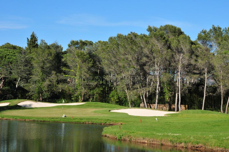 Saint Raphael; France - April 19 2016 : Golf Editorial Stock Image ...