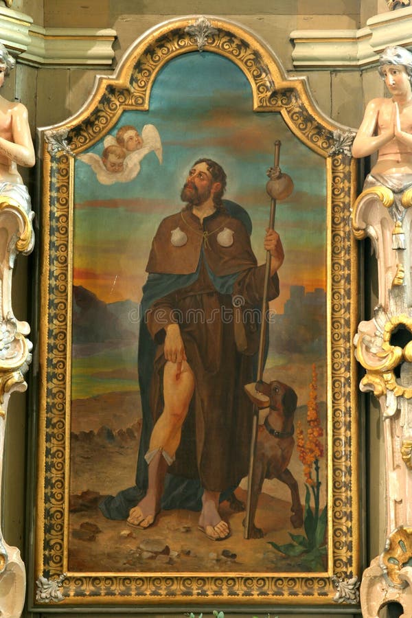 Saint Roch stock photo. Image of christianity, spirituality - 20491994