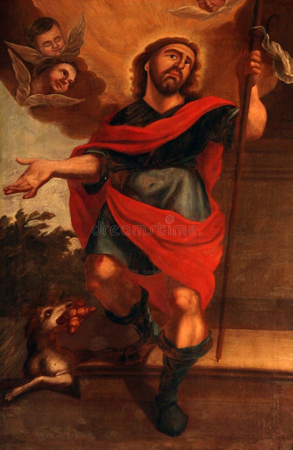 Saint Roch illustration stock. Illustration du chapelle - 109649481