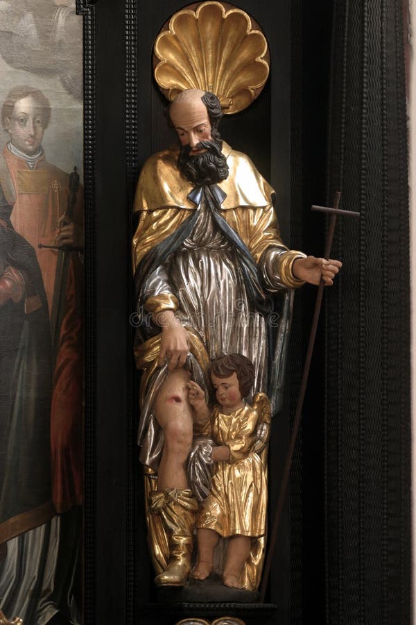 Saint Roch stock photo. Image of christianity, spirituality - 20491994