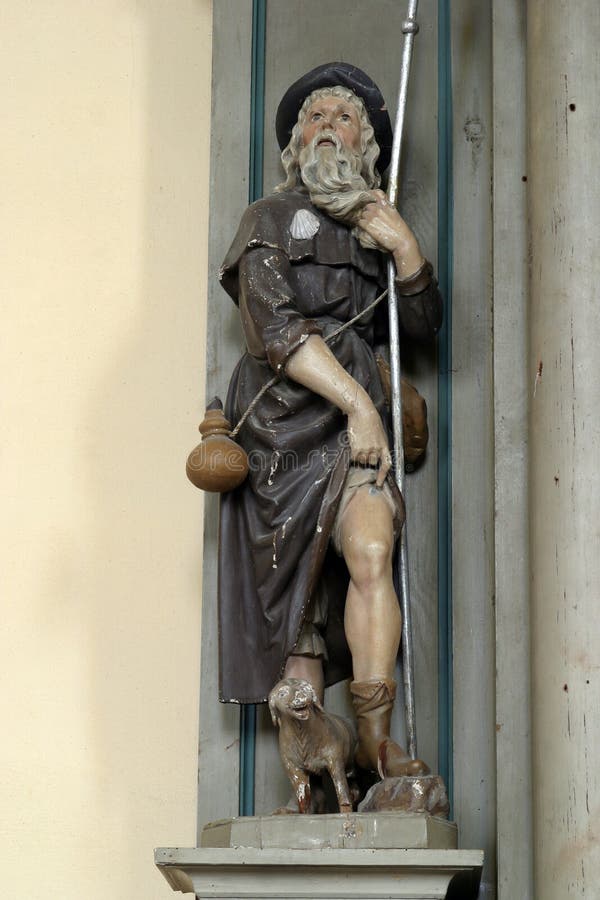 Saint Roch stock photo. Image of colour, belief, decor - 90672538