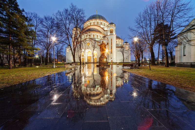 Saint Sava Temple stock photo. Image of christianity - 41987306