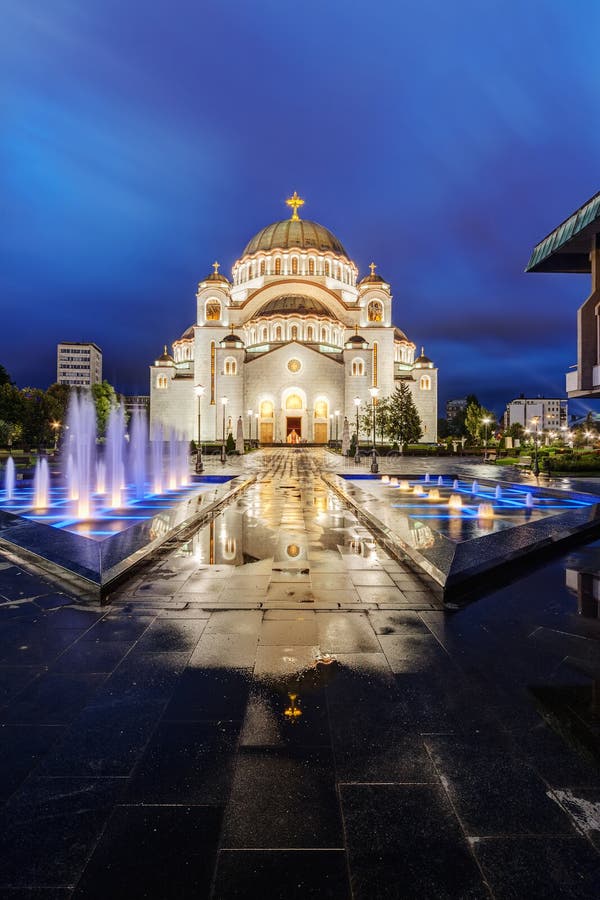 Saint Sava Temple stock photo. Image of cathedral, architecture - 42523432