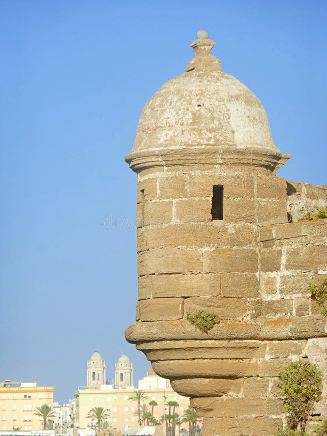 SAINT SEBASTIAN FORT GATEWAY in CADIZ, Stock Photo - Image of ...