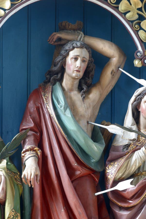 Saint Sebastian stock image. Image of building, christian - 90220675